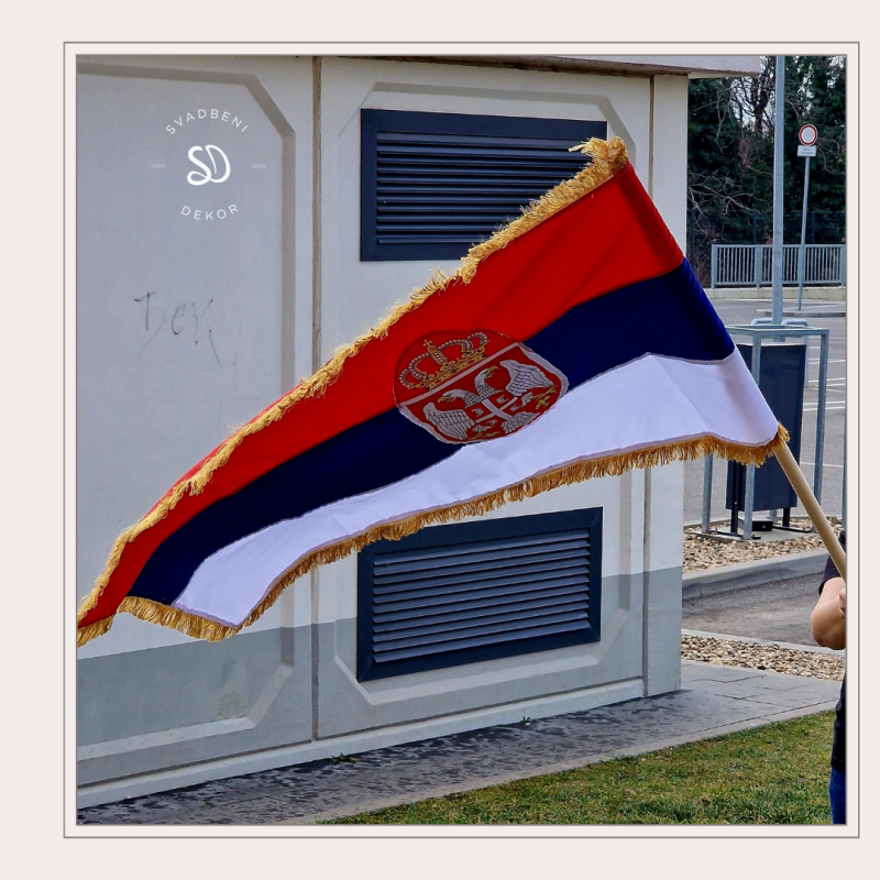 Zastava za barjak S70 - Svadbeni dekor